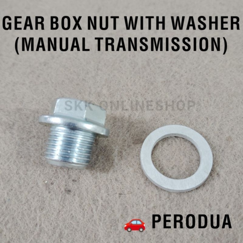 GEAR BOX NUT (MANUAL TRANSMISSION) PERODUA KELISA, KENARI, VIVA, MYVI ...