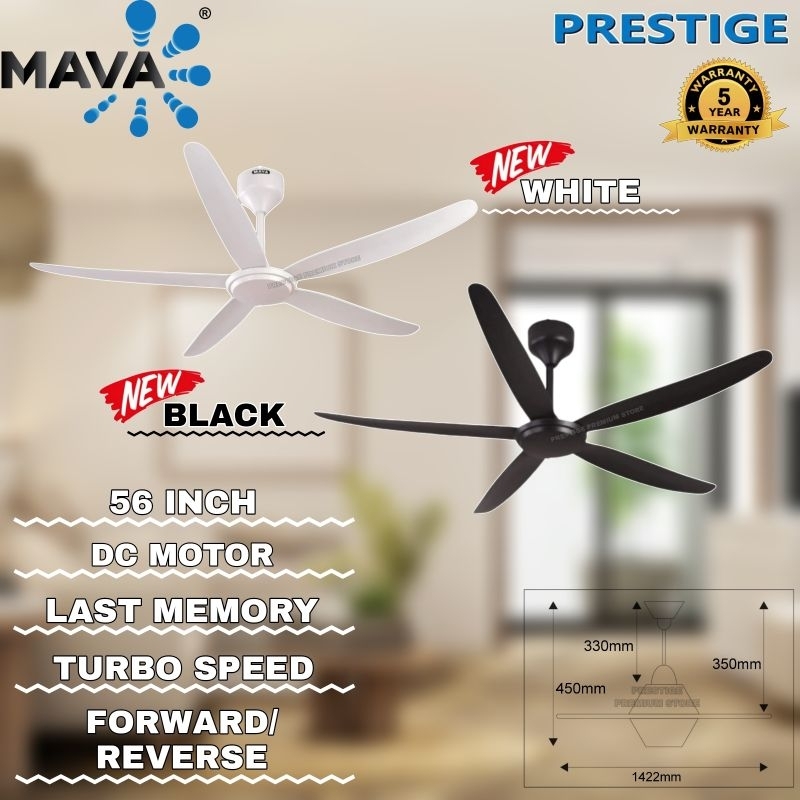 MAVA VALOR(NEW 2024) BLACK/WHITE 56"'INVERTER BRUSHLESS DC MOTOR ...