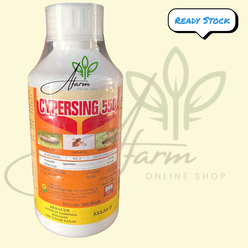 1L Cypersing 550 Cypermethrin 5.5% Racun Serangga Insecticide | Shopee Malaysia