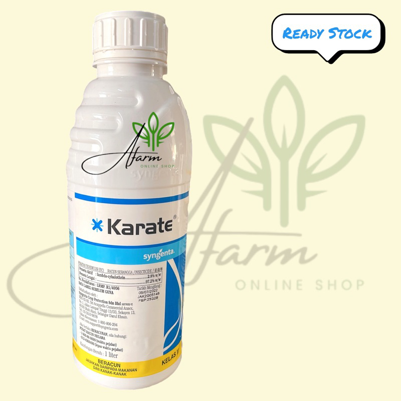 karate 1L/Racun serangga/lamba-cyhalothrin 2.8%/Syngenta | Shopee Malaysia