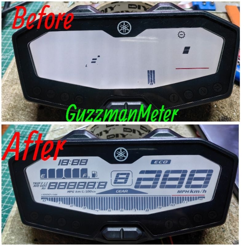 Original Yamaha Meter LCD MT07 MT-07 / FZ-07 / Tracer 700 | Shopee Malaysia