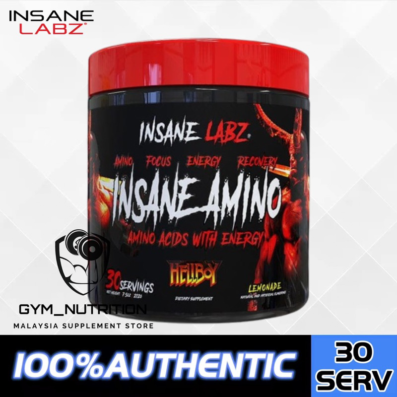 Insane Labz Insane Amino HELLBOY Edition (30Servings) Insane Amino ...