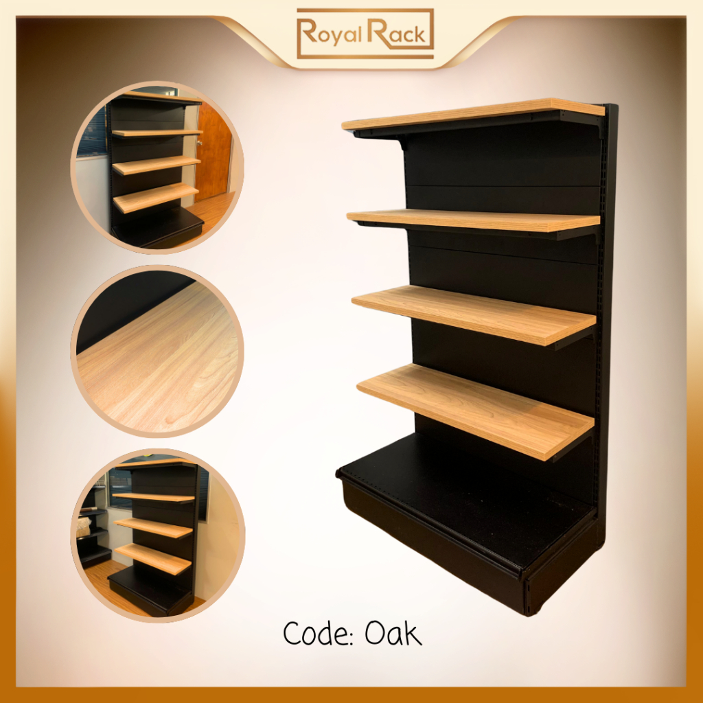 RoyalRack 【Free Shipping】 Wall Gondola 2.0 Metal Melamine Board Back ...