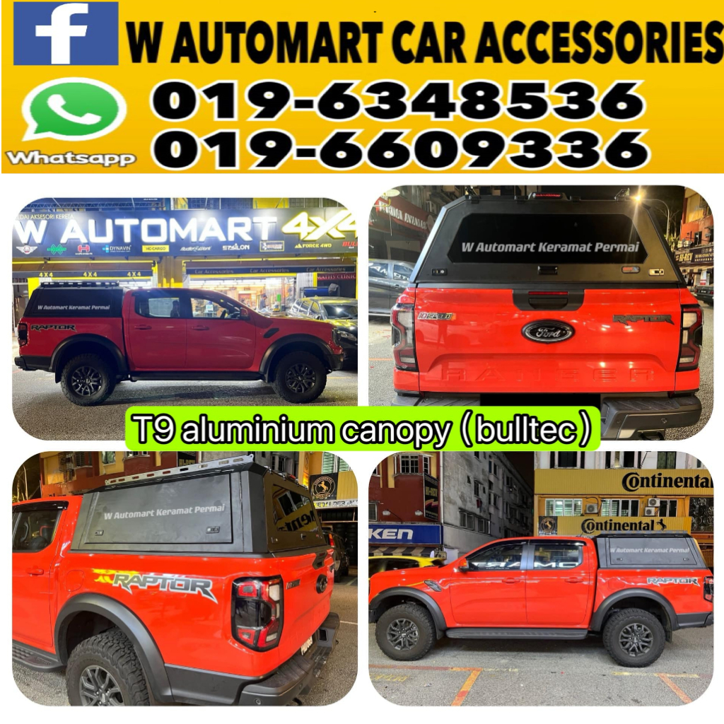 FORD RANGER T9 ALUMINUM CANOPY | Shopee Malaysia