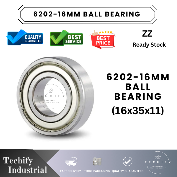 BVR 6202 ZZ-16MM DEEP GROOVE BALL BEARING (ZZ) | Shopee Malaysia
