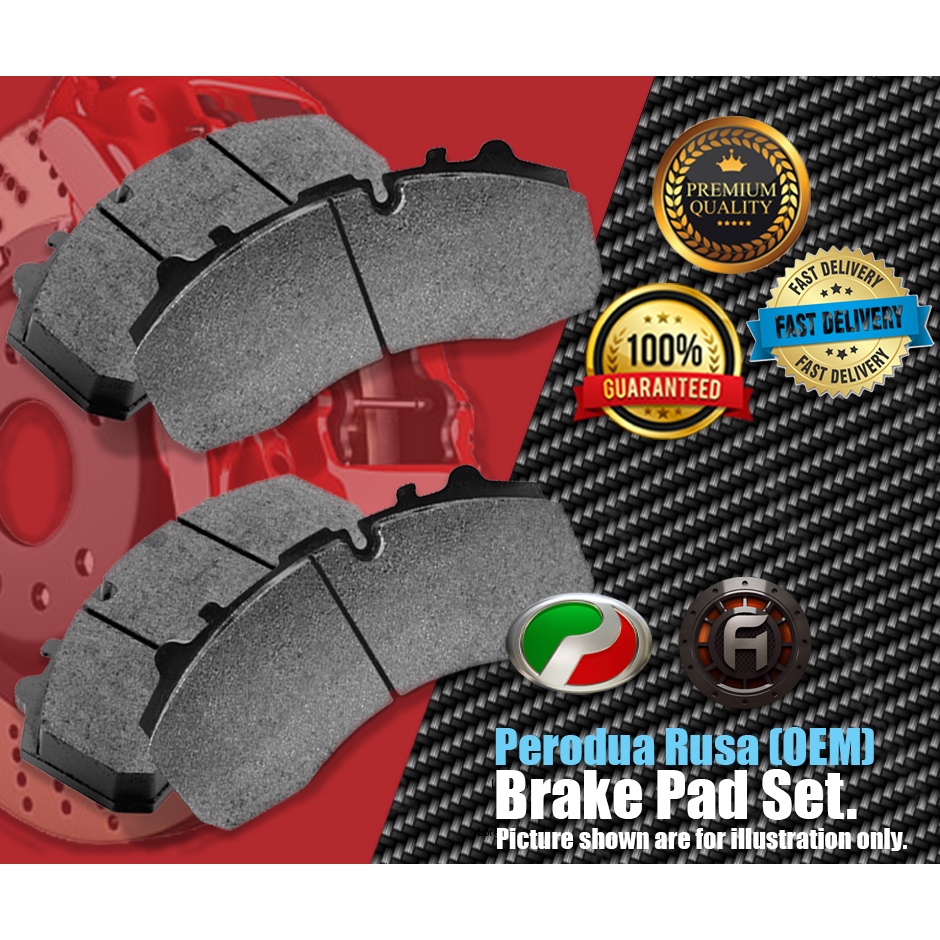 PERODUA RUSA | FRONT BRAKE PAD | OEM | Shopee Malaysia