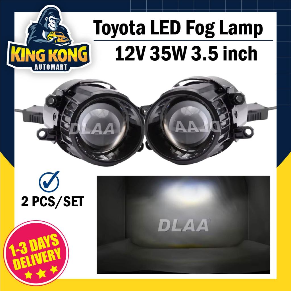 TOYOTA FOG LAMP DLAA LED TOYOTA NEW TY-1057-LED 3.5 INCH | Shopee Malaysia