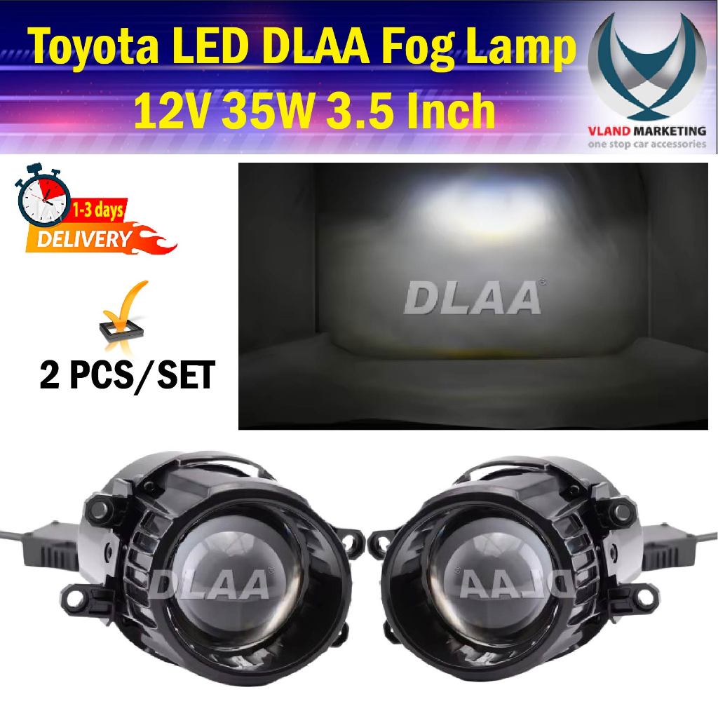 TOYOTA FOG LAMP DLAA LED TOYOTA NEW TY-1057-LED 3.5 INCH | Shopee Malaysia