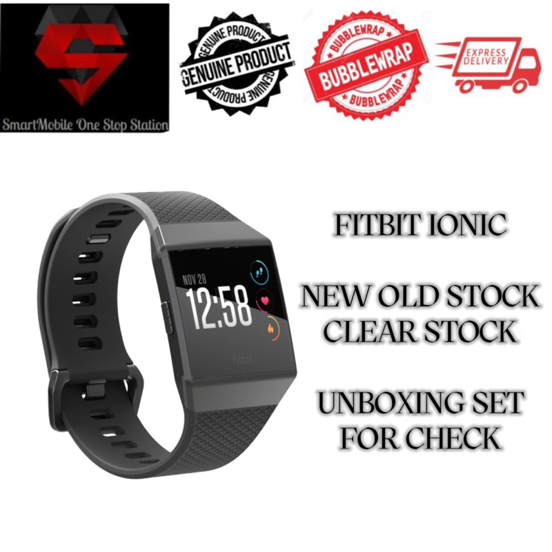[NEW OLD STOCK CLEARED] FITBIT IONIC ORIGINAL | Shopee Malaysia