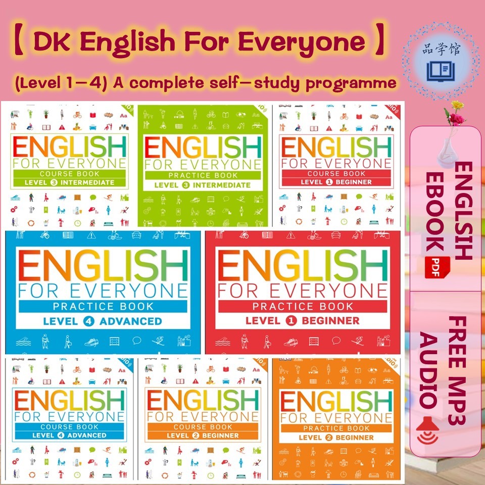 【English Learning Book】DK English For Everyone 20 in 1 Complete | Level ...