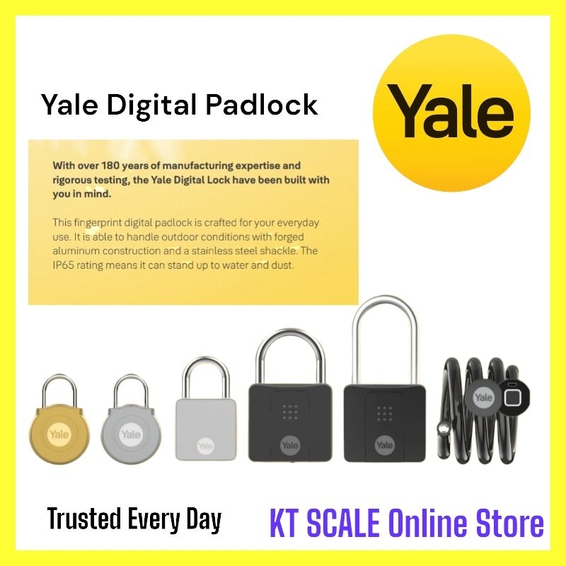 YALE DIGITAL PADLOCK | Shopee Malaysia