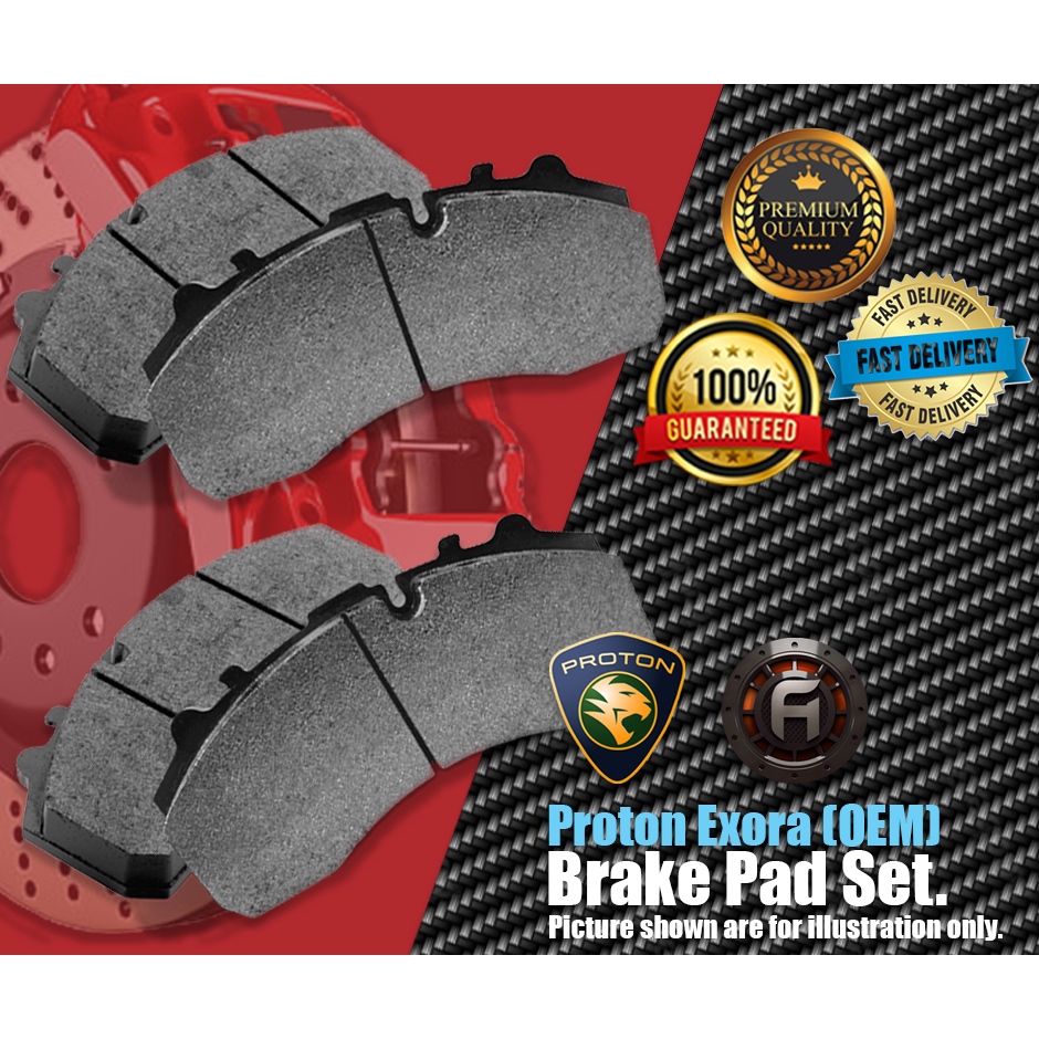 PROTON EXORA | FRONT BRAKE PAD | OEM | Shopee Malaysia