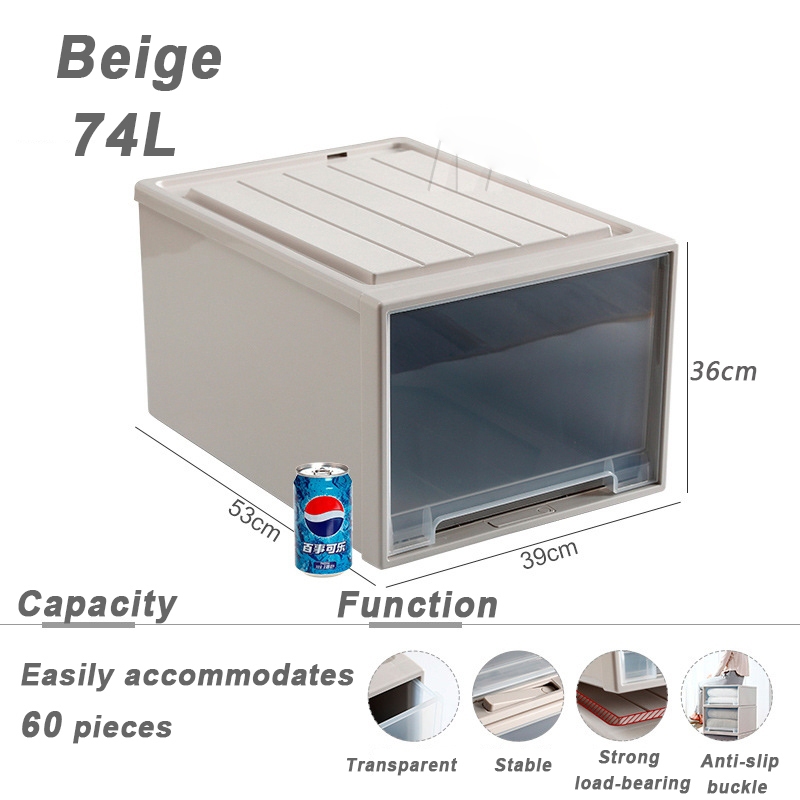 Salvo Wardrobe Drawer Storage Box Large Capacity Clothes Storage Drawer ...