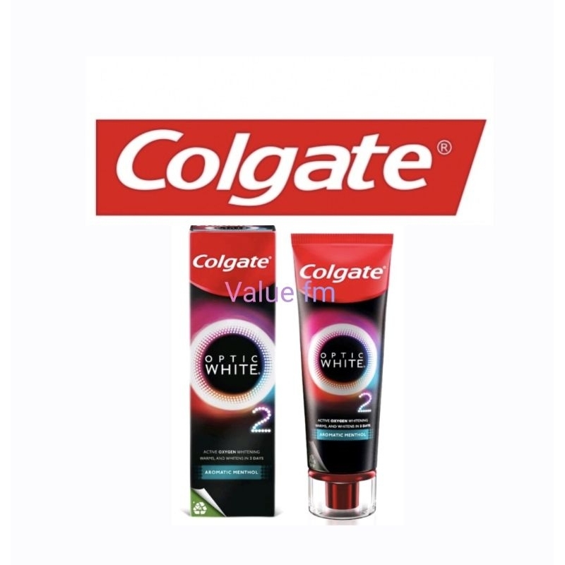 Colgate Optic White O2 Oxygen Whitening Toothpaste 85g x1 | Shopee Malaysia