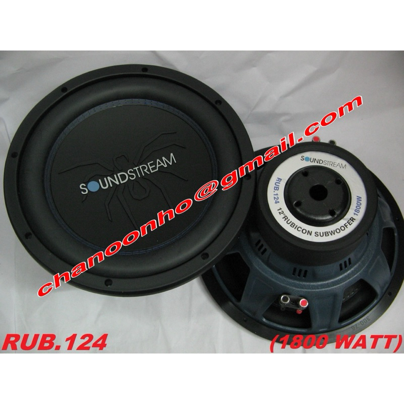 12inc Soundstream Woofer 12” Rubicon Series woofer Soundstream RUB.124 ...