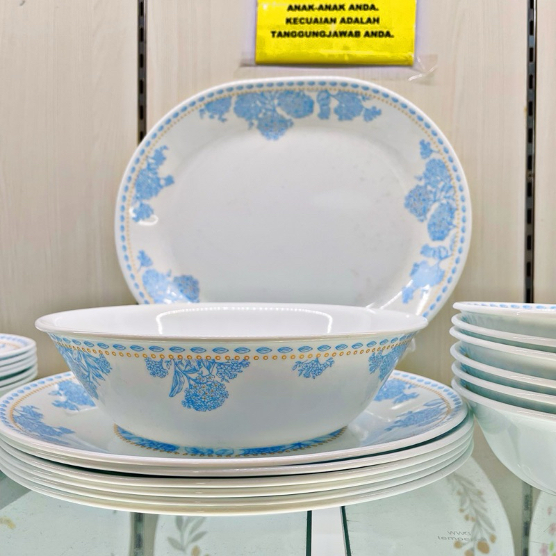 CORELLE 20pcs + 6 PREMIUM SET (blooming pink, Hyrdagea, Bouquet ...