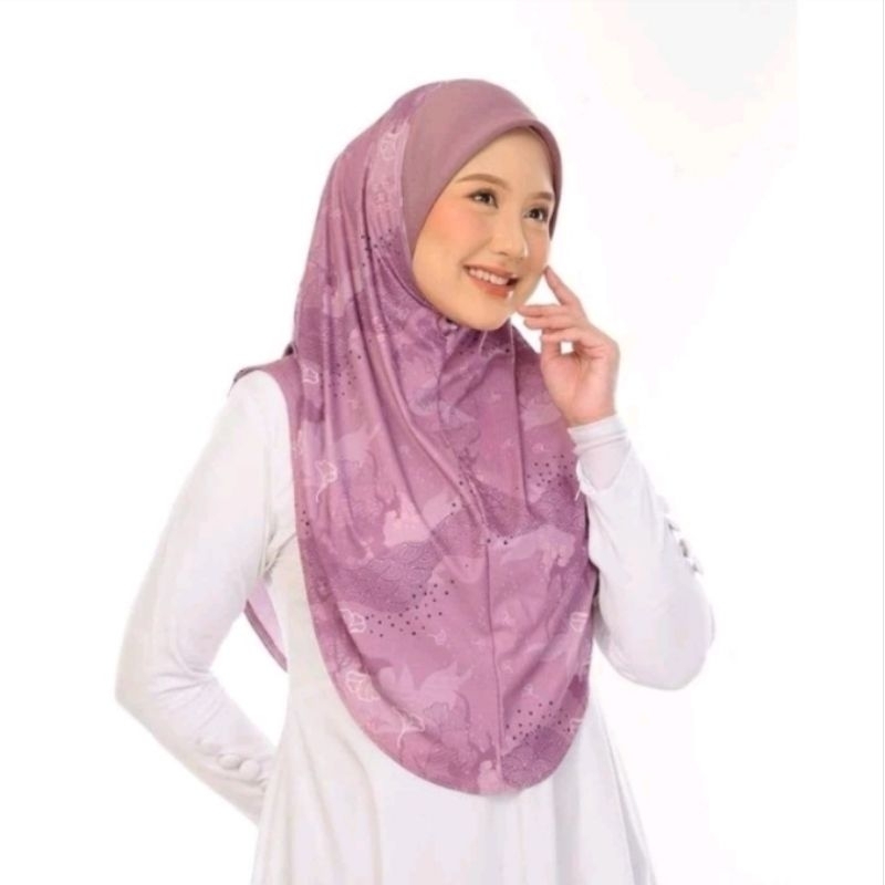 TUDUNG SARUNG RIBBED CORAK AWNING SCUBA TAK BERDAGU L SIZE CORAK SAHAJA ...