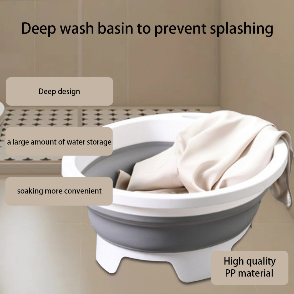Foldable basin Home with washboard one-piece laundry basin Large ...