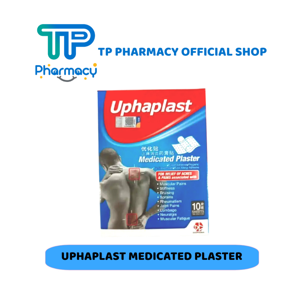 UPHAPLAST MEDICATED Plaster ( 10 sheets ) | Shopee Malaysia