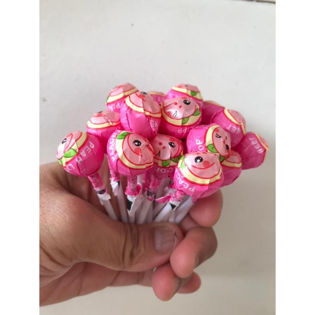 50 Pcs Mini Lollipop Candy Rainbow/Coke Cola/Sprite/Planet/Durian/Watermelon/Mix Fruits ...