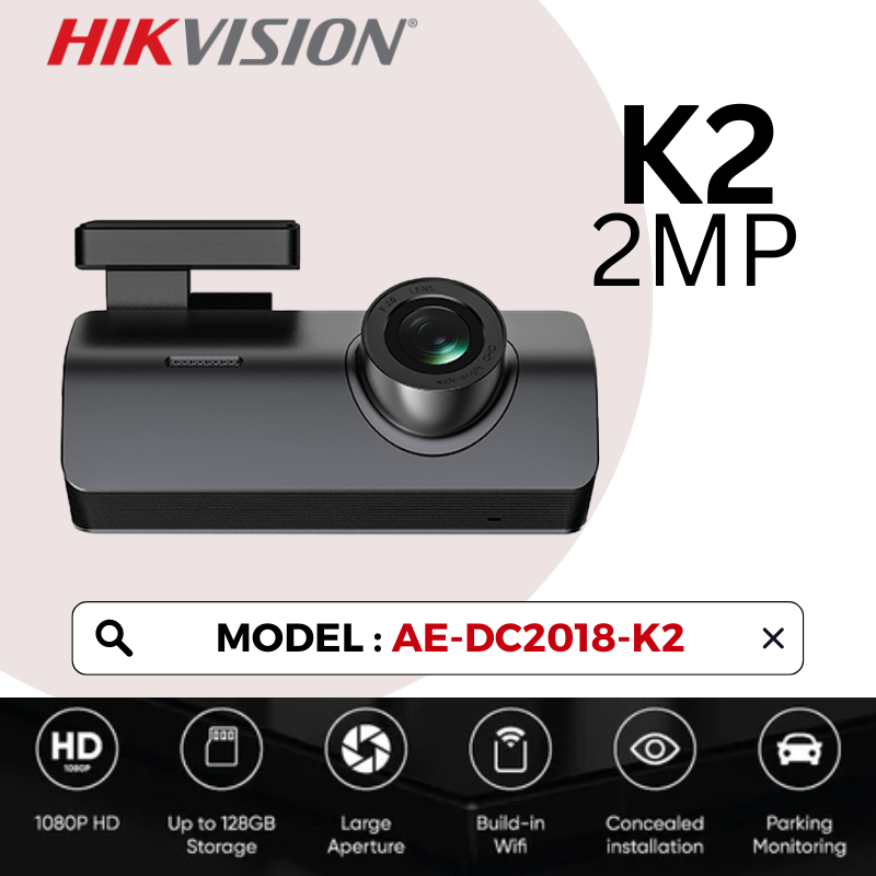 [Ready Stock] HIKVISION K2 Dash Cam [High Quality] 1080P Full HD | Wide ...