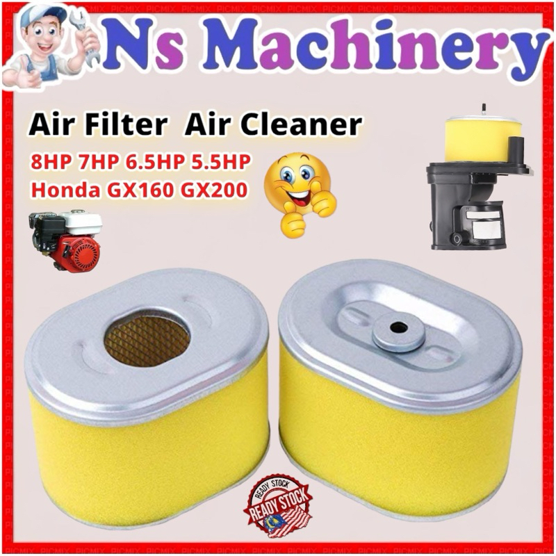 Honda Gx160 Gx200 Air Filter Cleaner 168F 170F 6.5HP China Gasoline ...