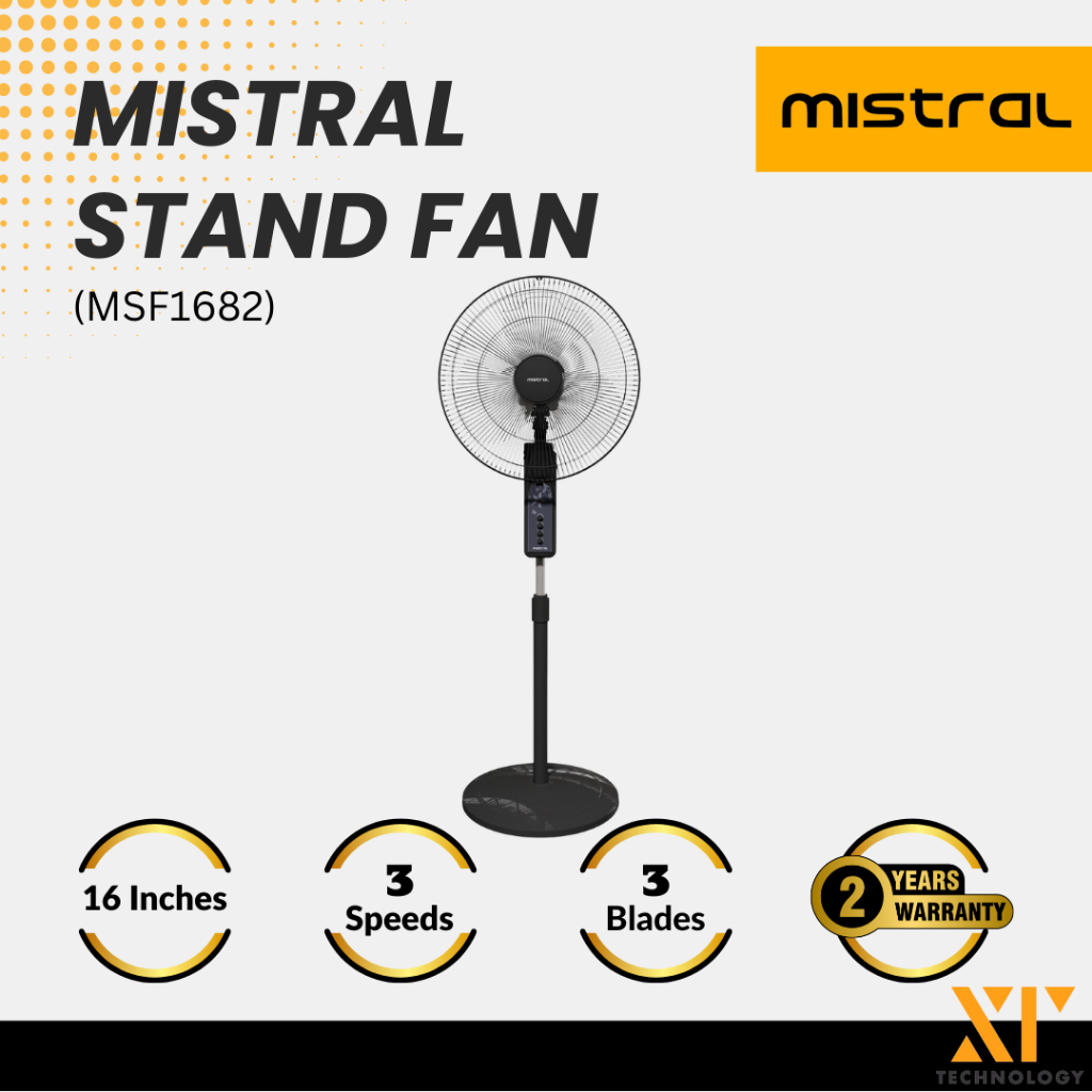 MISTRAL STAND FAN 16" (MSF1682) | Shopee Malaysia