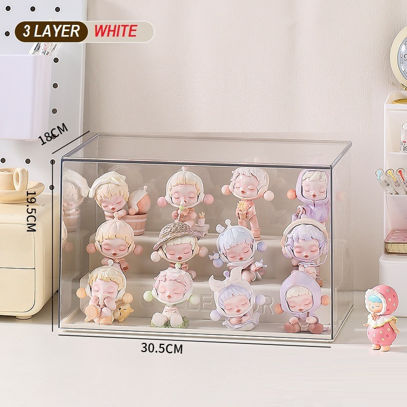 Toys Pop Mart Doll Display Box Cabinet Transparent Lego Blind Box ...