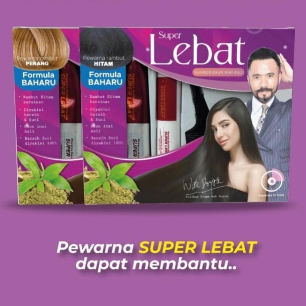 DHERBS PEWARNA RAMBUT SUPER LEBAT ( HITAM / PERANG) | Shopee Malaysia