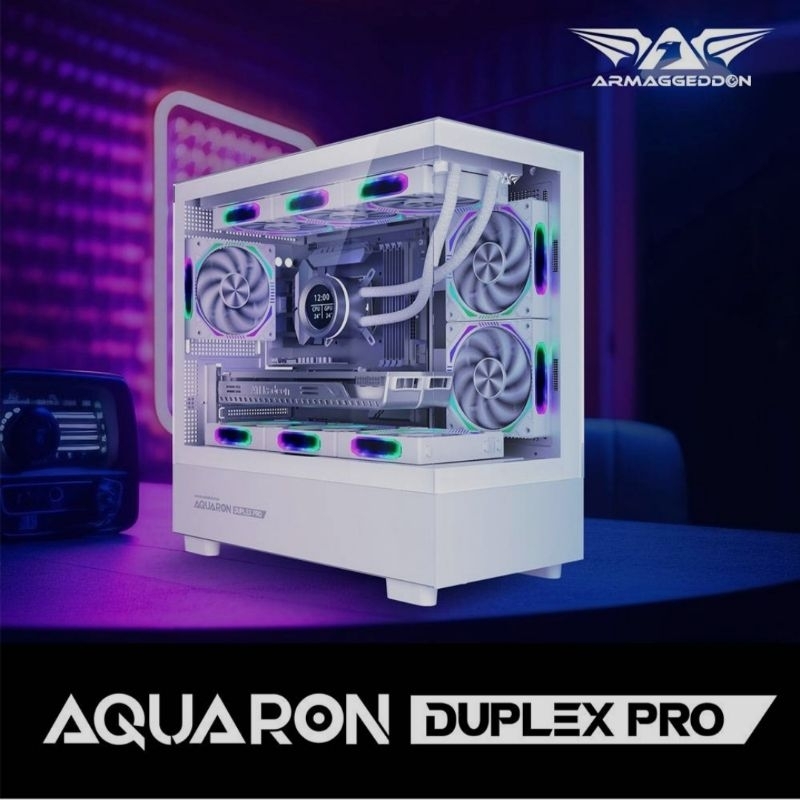 PC CASES Armageddon Aquaron Duplex PRO M-ATX | Shopee Malaysia