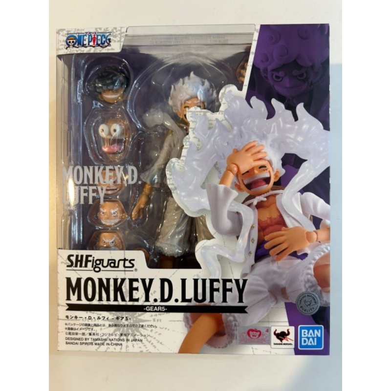 Bandai SHF S.H.Figuarts One Piece Monkey . D . Luffy Gear 5 Action ...