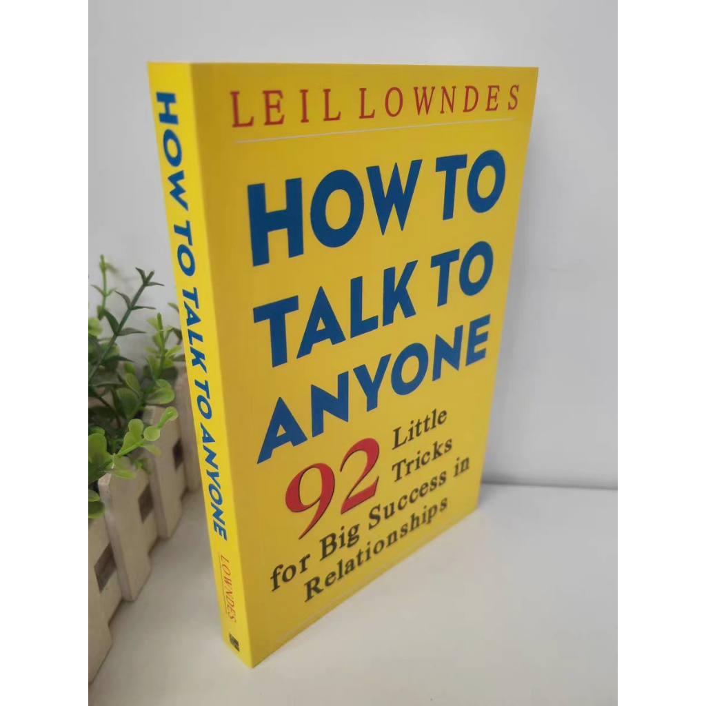 🔥ready stock🔥 How to Talk to Anyone:92 Little Tricks for Big Success in Relationships self help ...