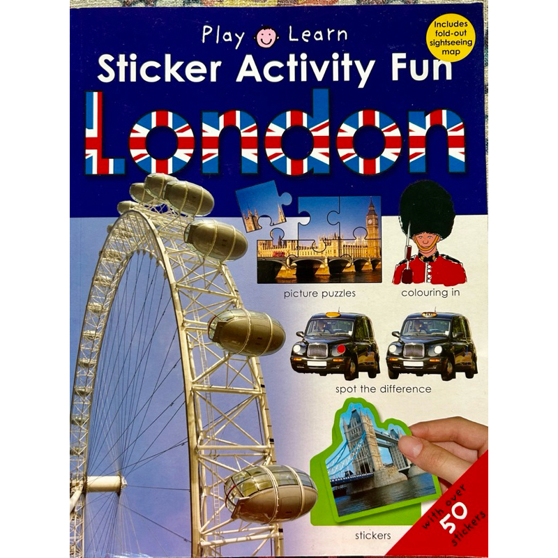 LONDON sticker activity fun from Play and Learn ( original book bought ...