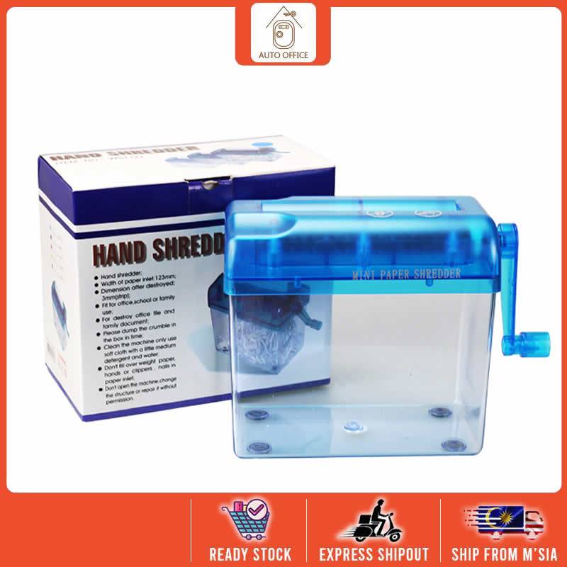 Mini Paper Shredder Crusher Destroyer Paper Documents Cutting Machine ...
