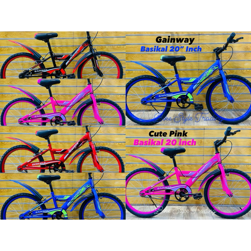 BASIKAL BUDAK / Basikal 20 Inch / BASIKAL SIZE 20 INCH / BASIKAL SESUAI ...
