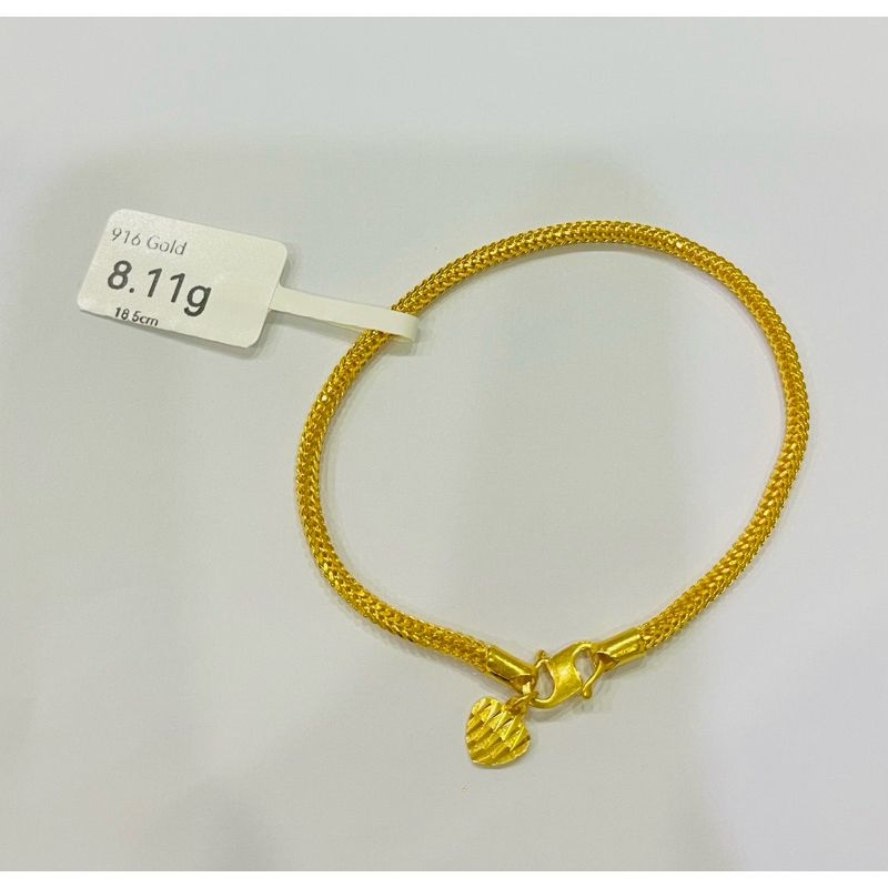 Youloong Rantai/Gelang tangan Pandora EMAS916/ 916Gold Pandora bracelet ...