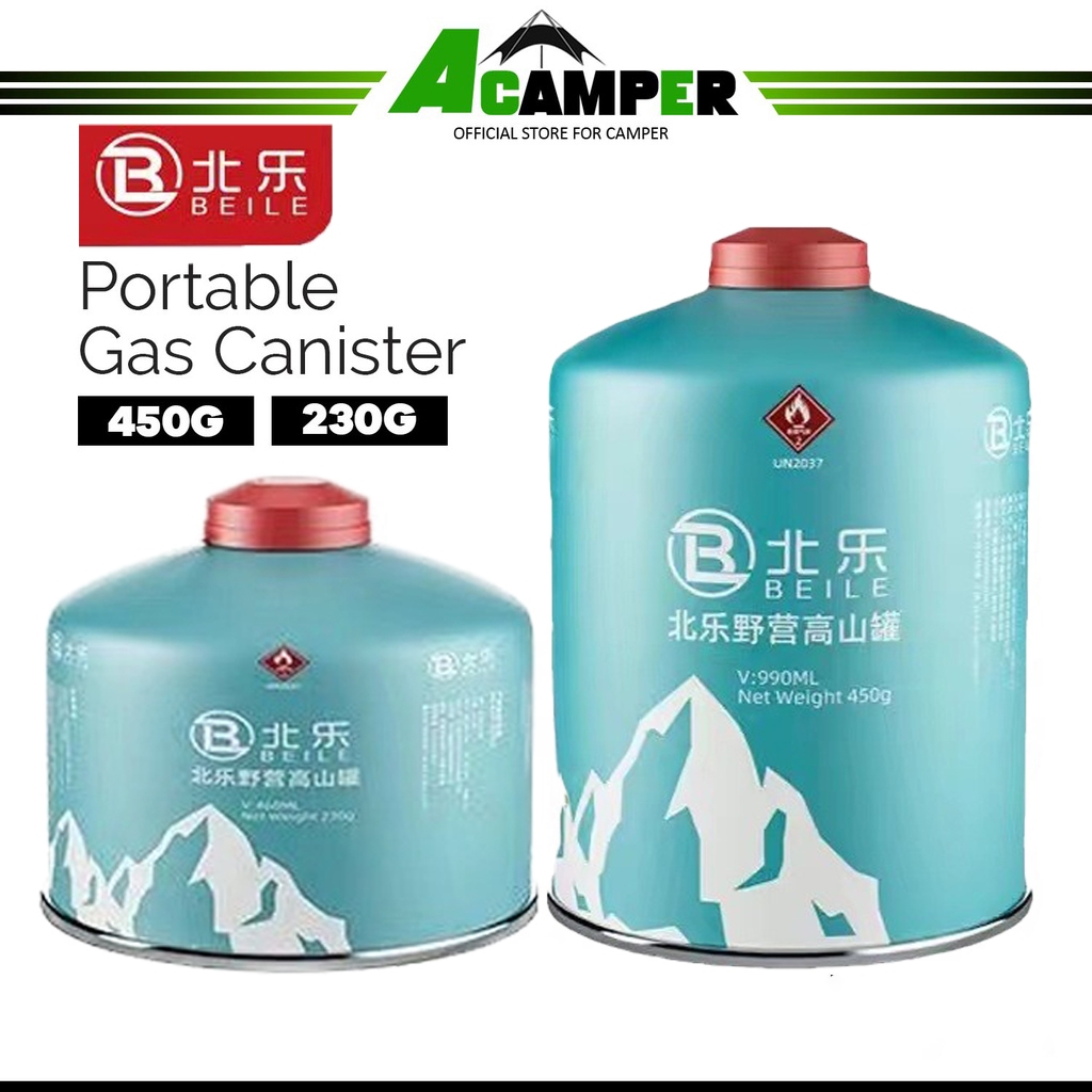 BEILE 230G / 450G Butane Gas Cartridge Outdoor Camping Propane ...