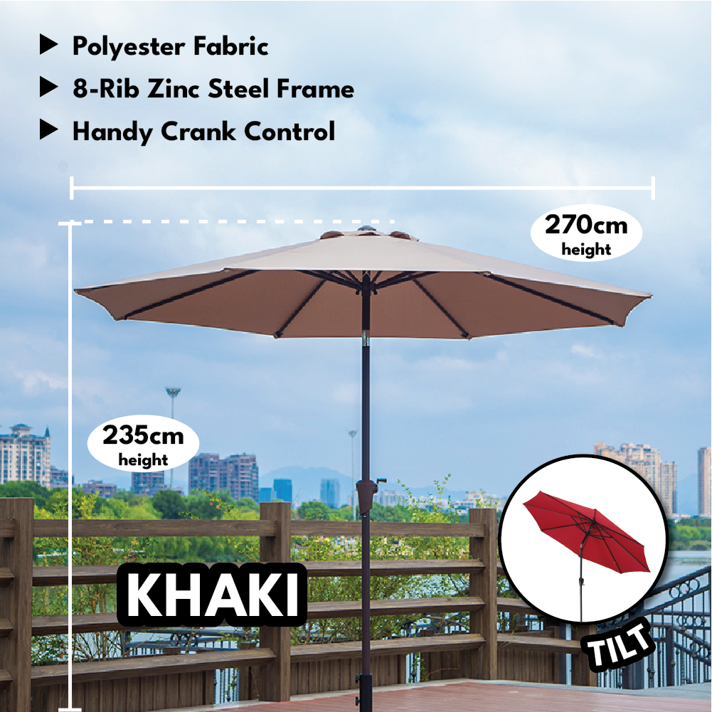 Garden Umbrella Outdoor parasol payung taman Payung meja makan besar ...
