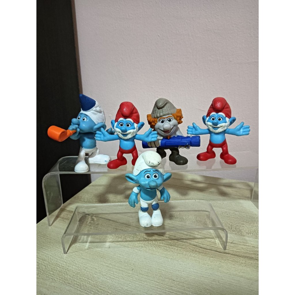 Mcdonald The Smurfs Toy Combo Set RM8 For All | Shopee Malaysia