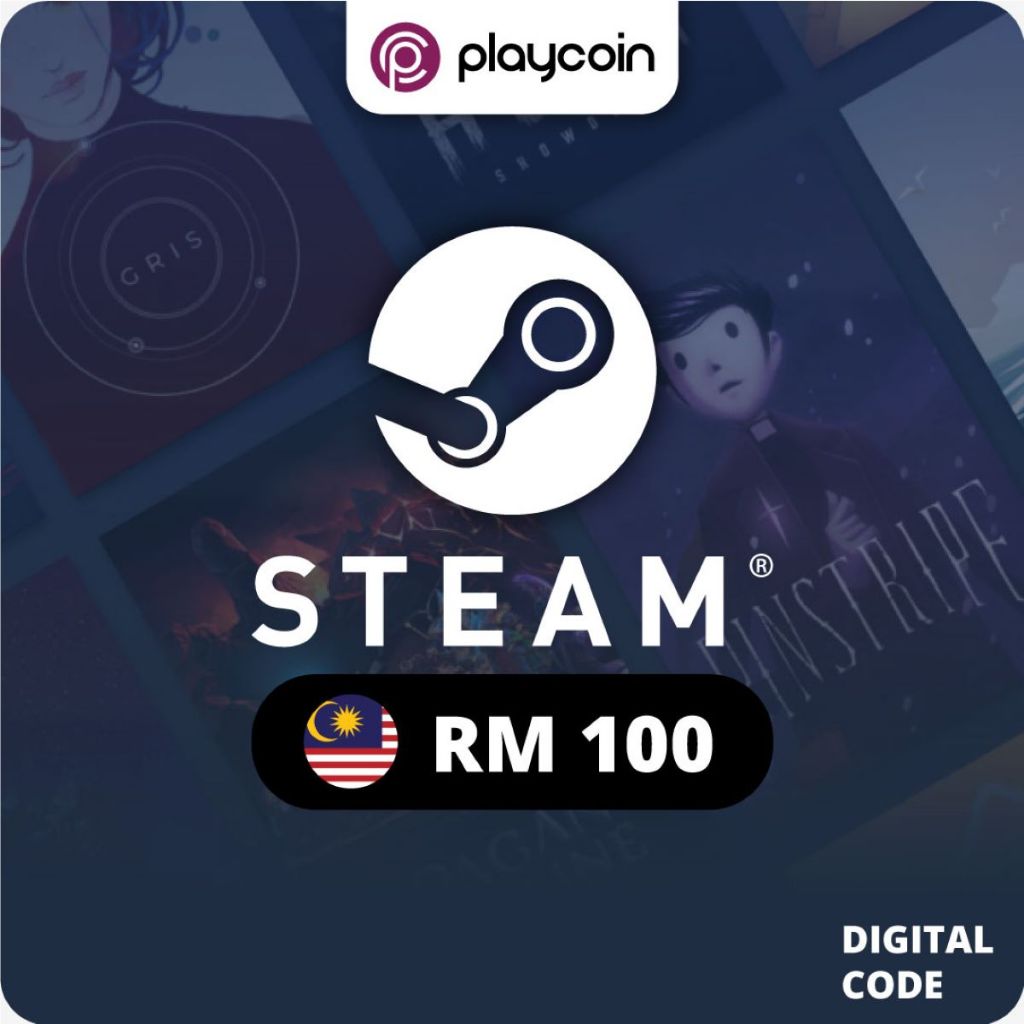 [E-MAIL Instant Delivery 24/7] Steam Wallet RM100 [PlayCoin] | Shopee Malaysia