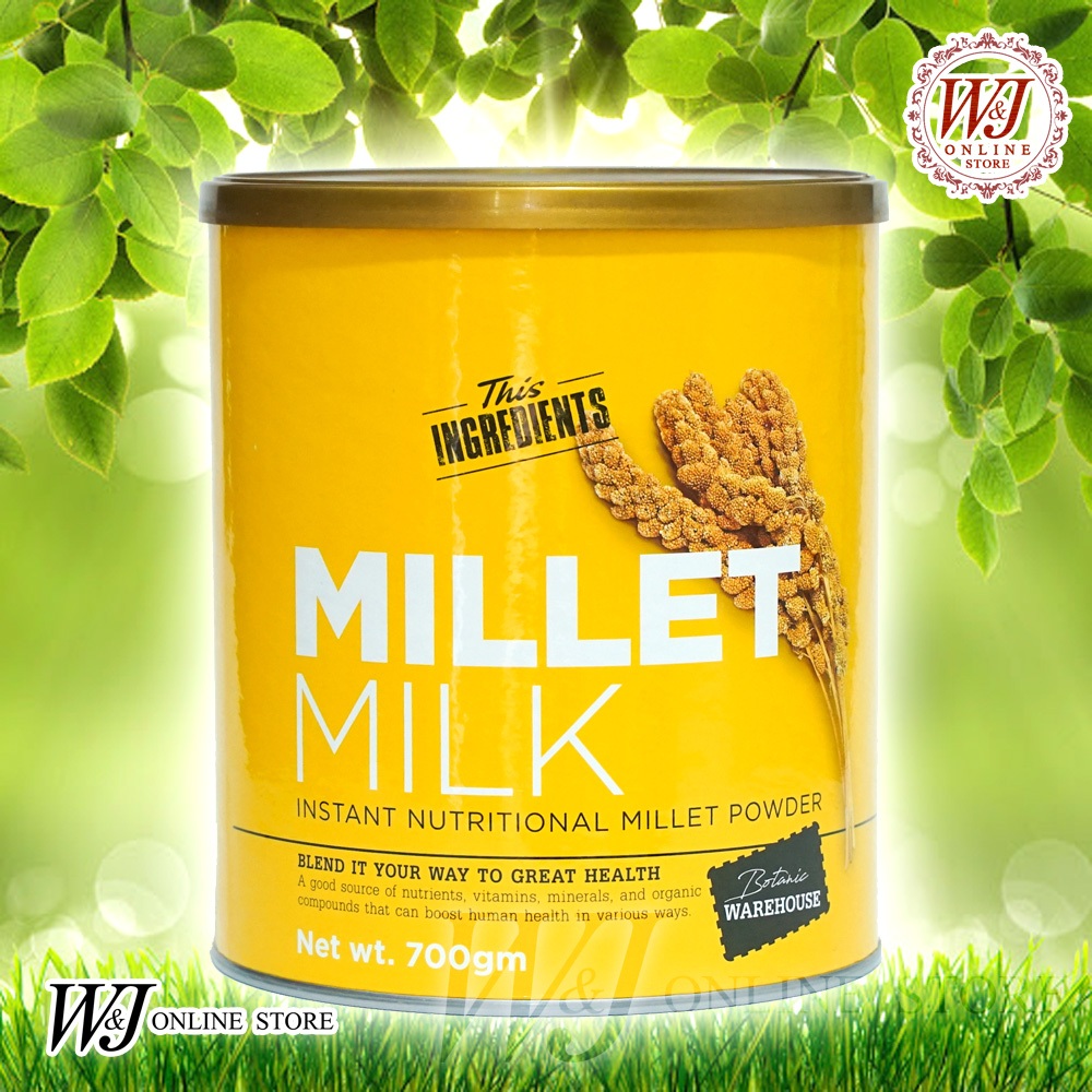 WHY THIS INGREDIENTS Millet Milk Powder 700g Organic Vegan 素食有机小米植物奶粉 ...