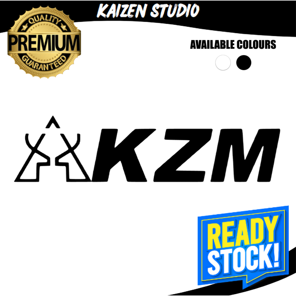 KAIZEN STUDIO KZM with Nice Logo Outdoor Camping Vinyl Sticker | Shopee ...