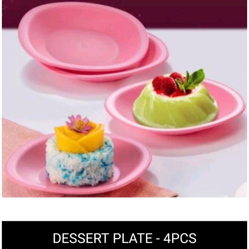DESSERT PLATE TUPPERWARE (PINK ) | Shopee Malaysia