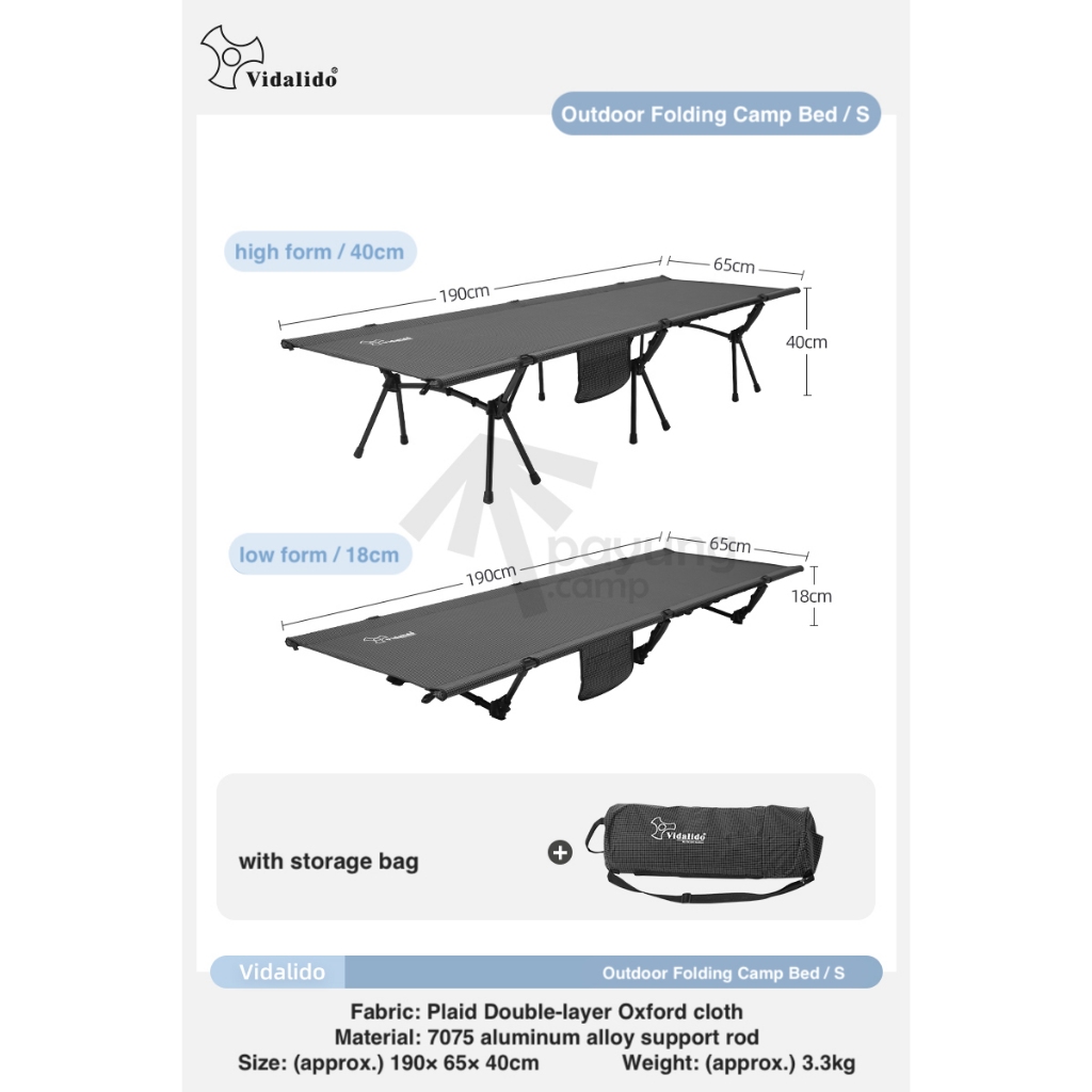 VIDALIDO Floating Island Mosquito Net Tent 1 person Ultra Lightweight ...