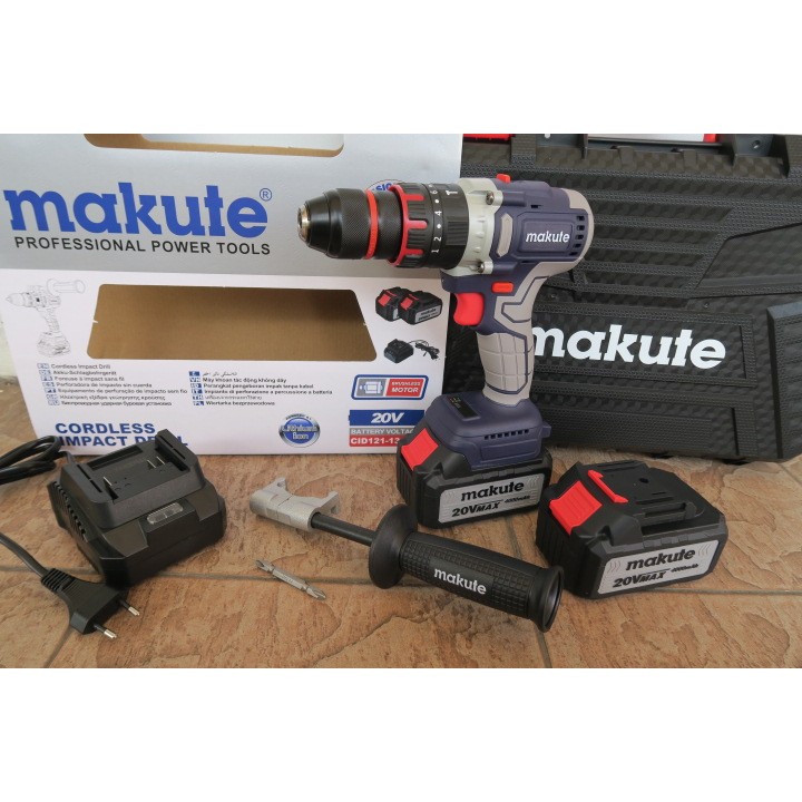Makute 20V Lithium 13mm / 70Nm Brushless Percussion Drill Driver | Shopee Malaysia