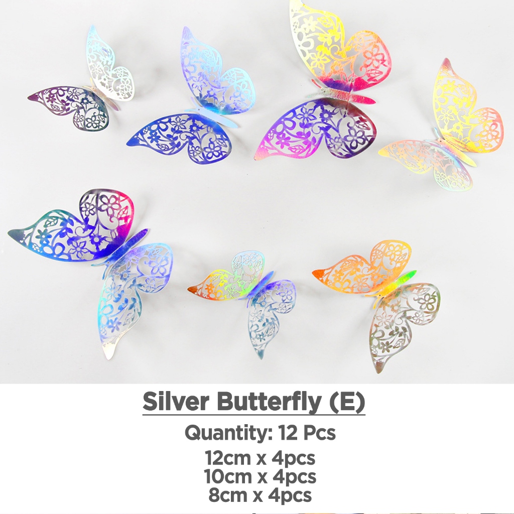 Butterfly Cake Topper Decoration Butterfly Rama Hiasan Topper Butterfly ...