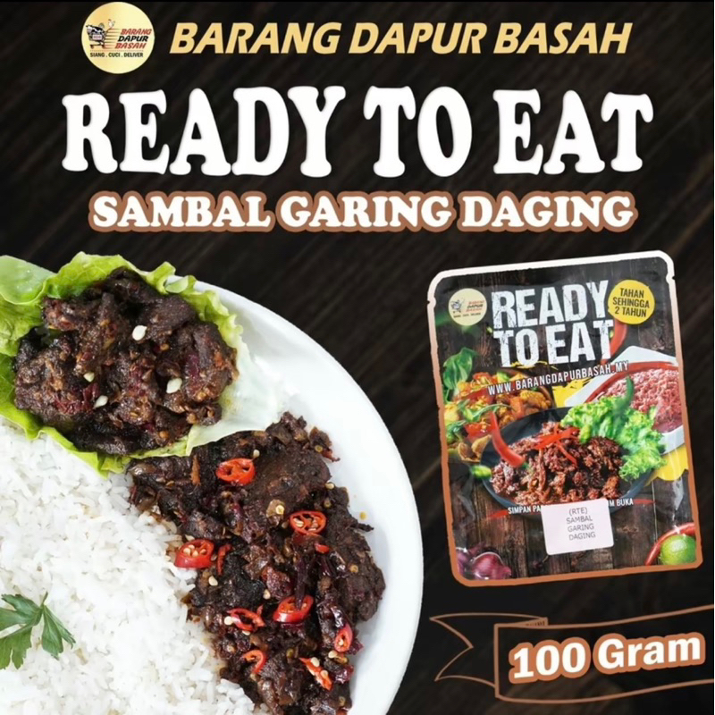 🔥Ready Stock🔥 Daging Dendeng | Sambal Daging | Ready to eat | Shopee ...