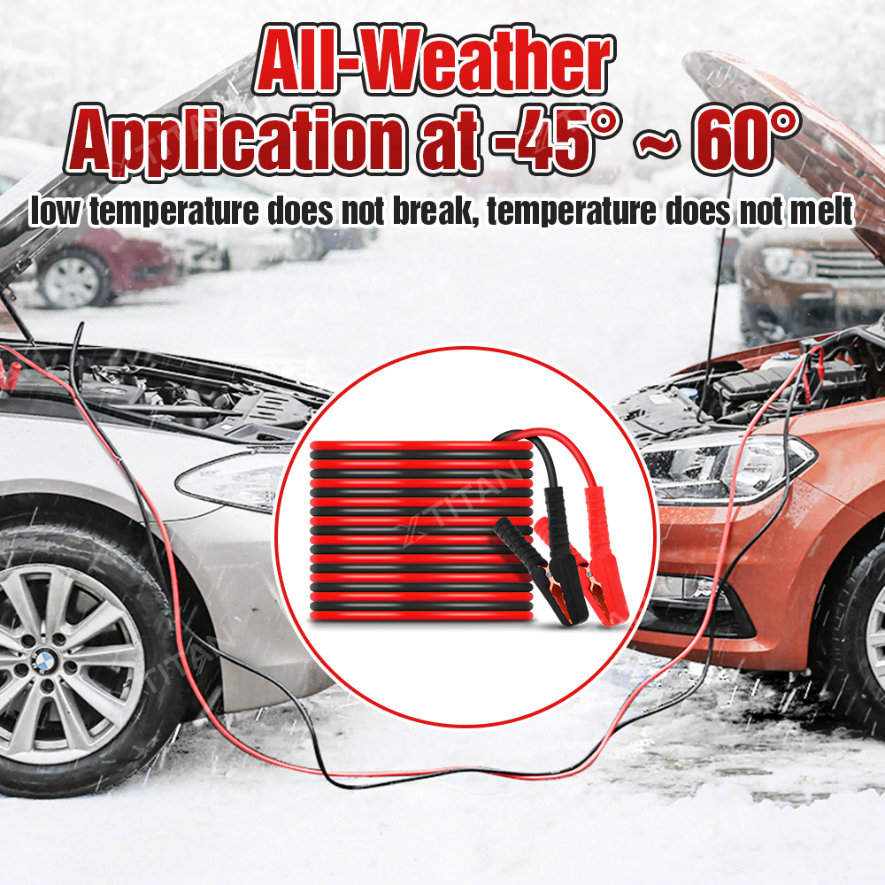 Car Battery Jumper Car Jumpstart Cable Booster Cable Wayar Jumper ...