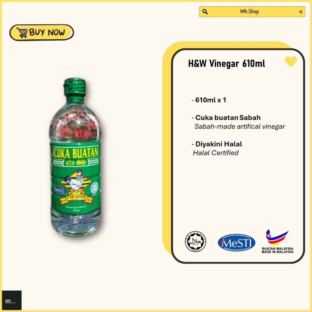 610ml | Cuka | Cuka Buatan | Cuka Sabah | Cuka Cap Ayam | Vinegar ...