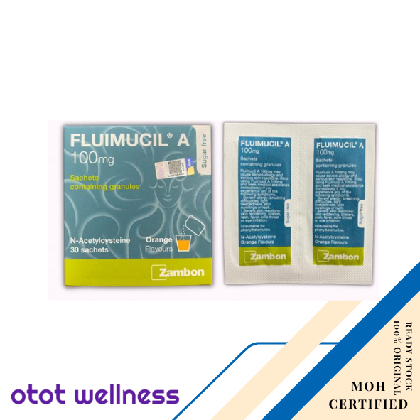 Fluimucil A Sachet 100mg/ Effervescent Tablet 600mg Batuk Cair Kahak ...